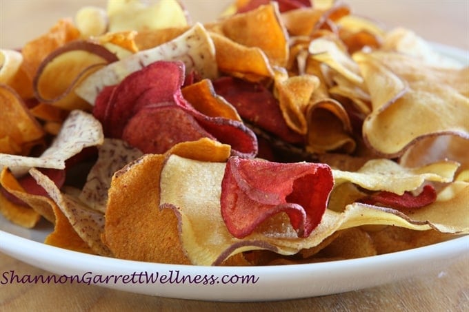 Crunchy Root Veggie Chips - SHANNON GARRETT, MS, RN, CNN